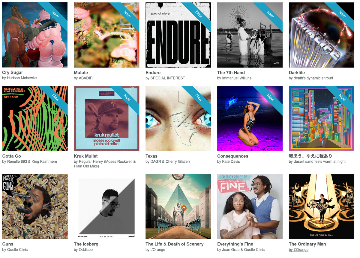 Bandcamp Friday: Cyber Monday + December (2022) | MLTSHP