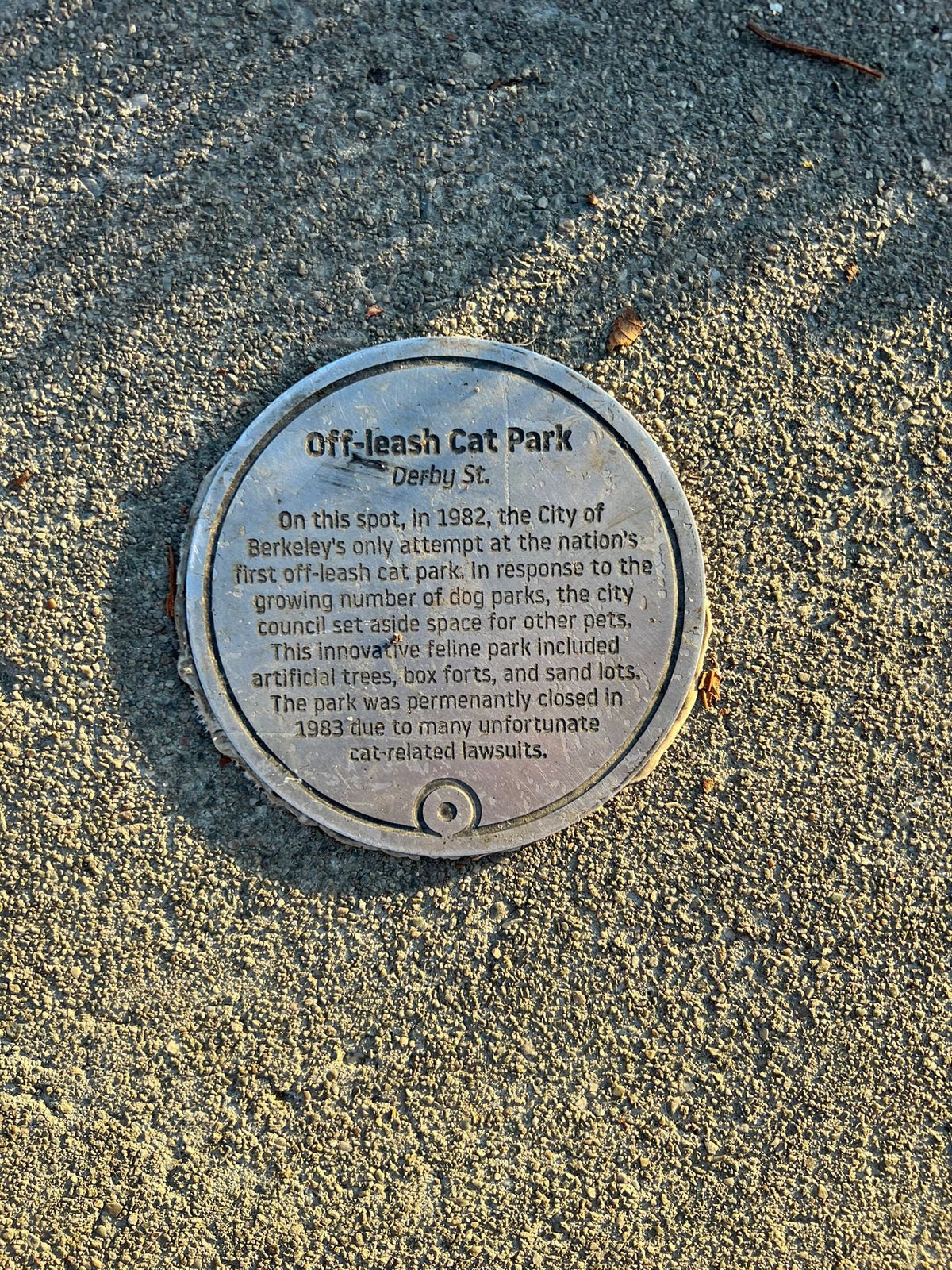 Off-Leash Cat Park | MLTSHP