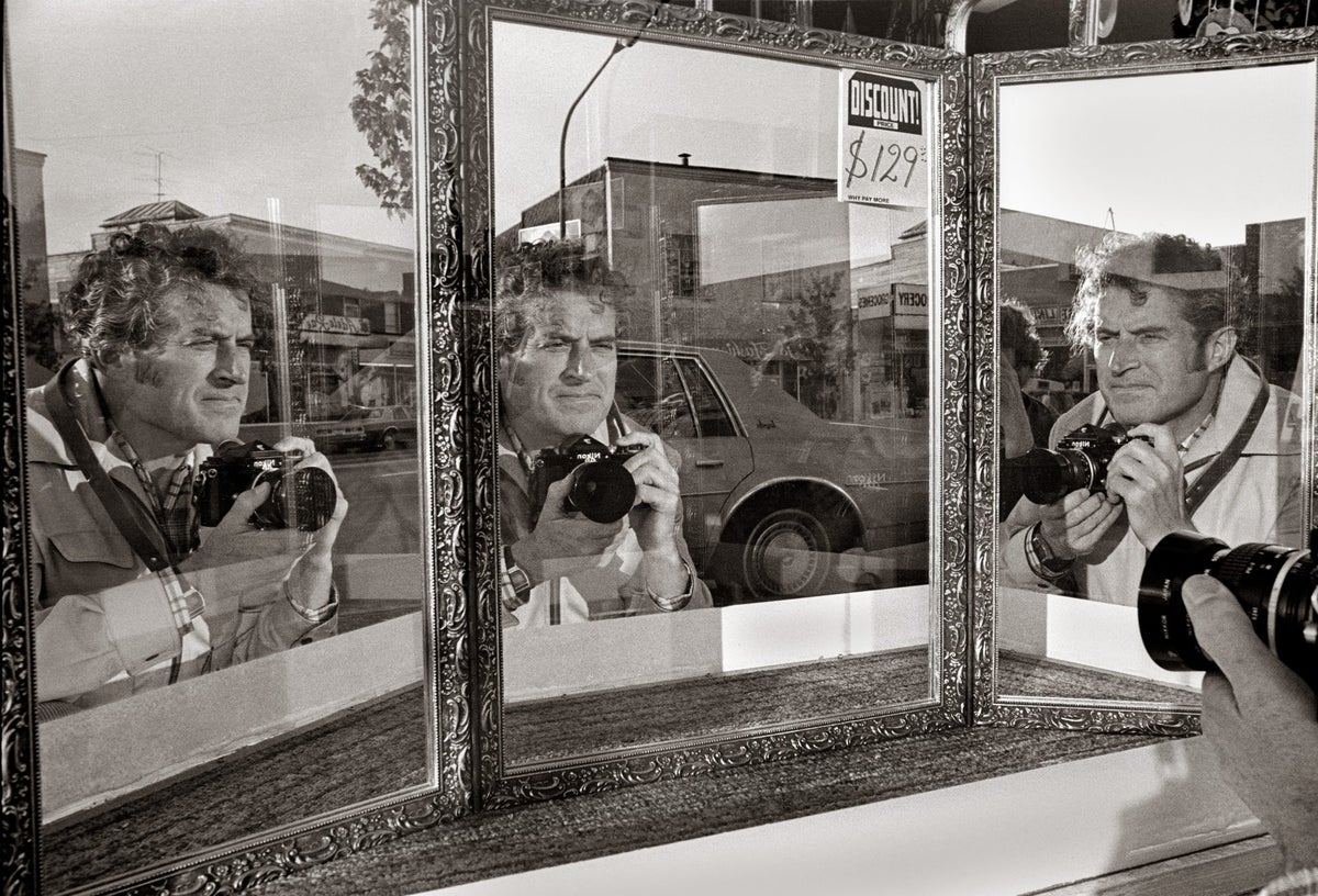 fred herzog (and fred herzog, and fred herzog), mid-selfie, photographed by bruce stewart | MLTSHP