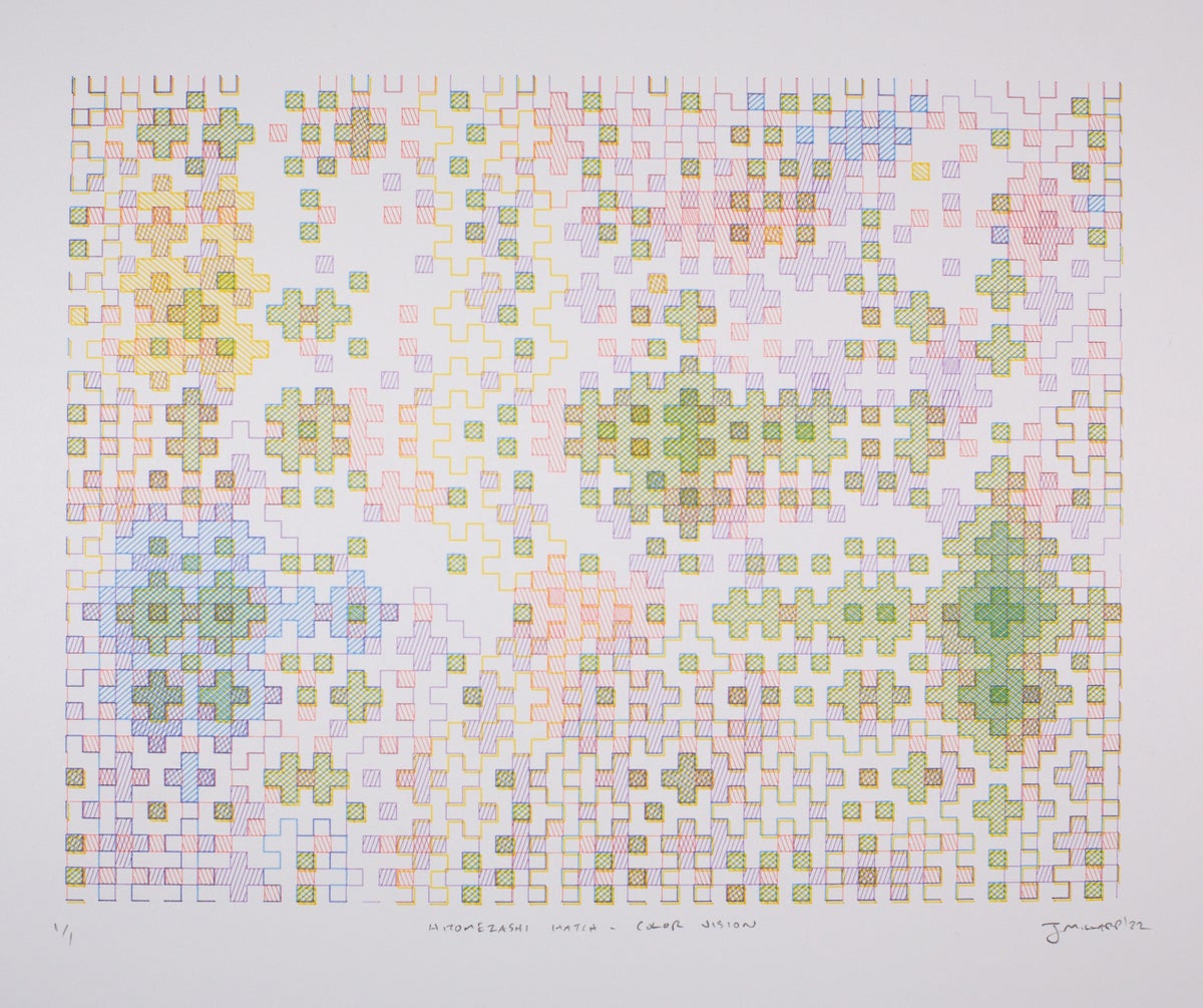 Hitomezashi Hatch - Color Vision | MLTSHP