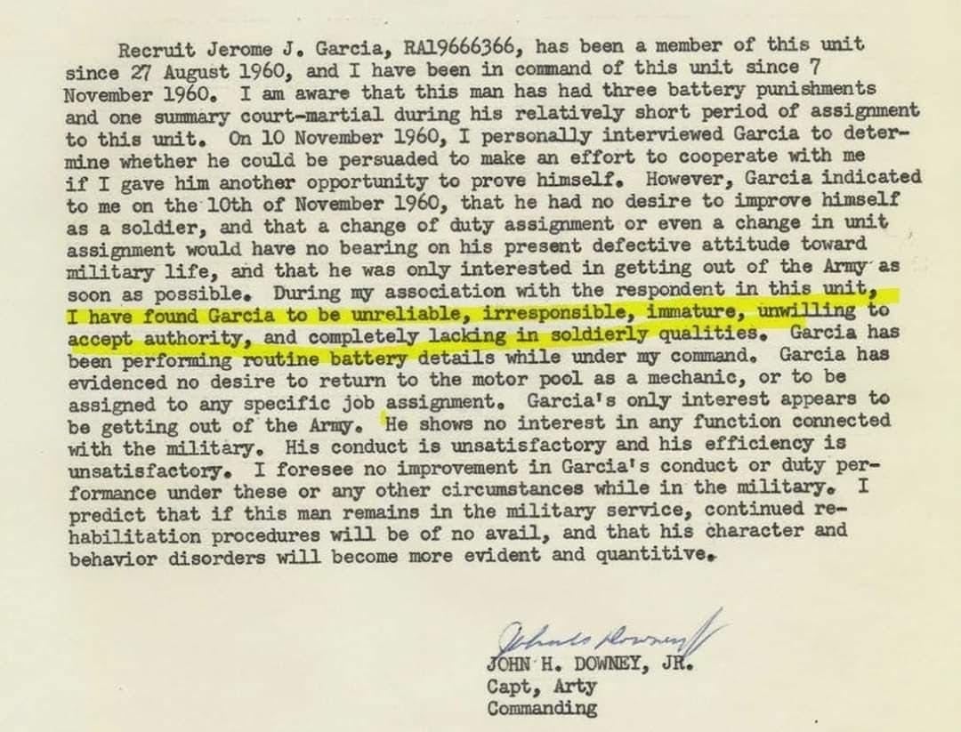 Jerry Garcia - army fit | MLTSHP