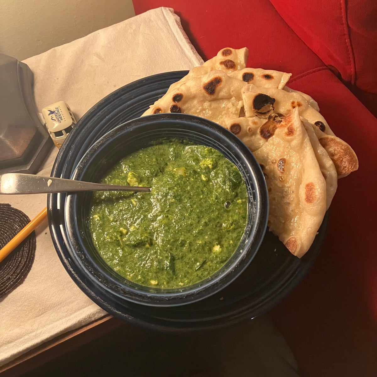 Saag paneer and naan | MLTSHP