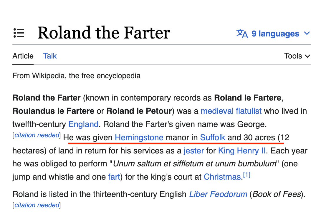 Roland the Farter | MLTSHP