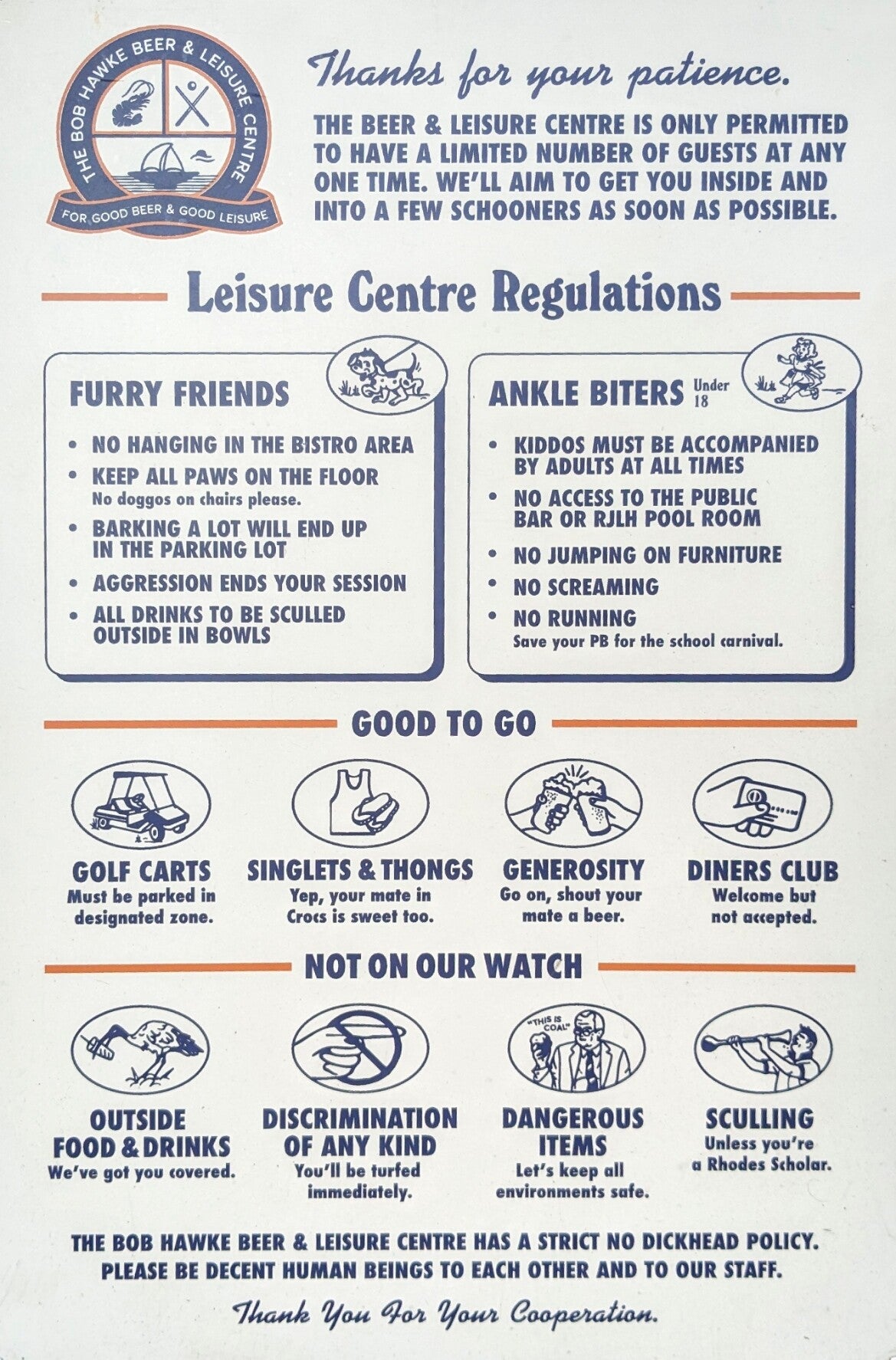 From the Bob Hawke Beer and Leisure Centre | MLTSHP