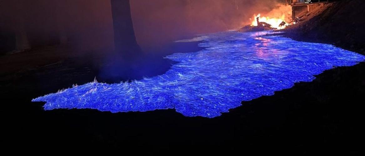 Blue Sulphur Fire, Shafter Ca. | MLTSHP