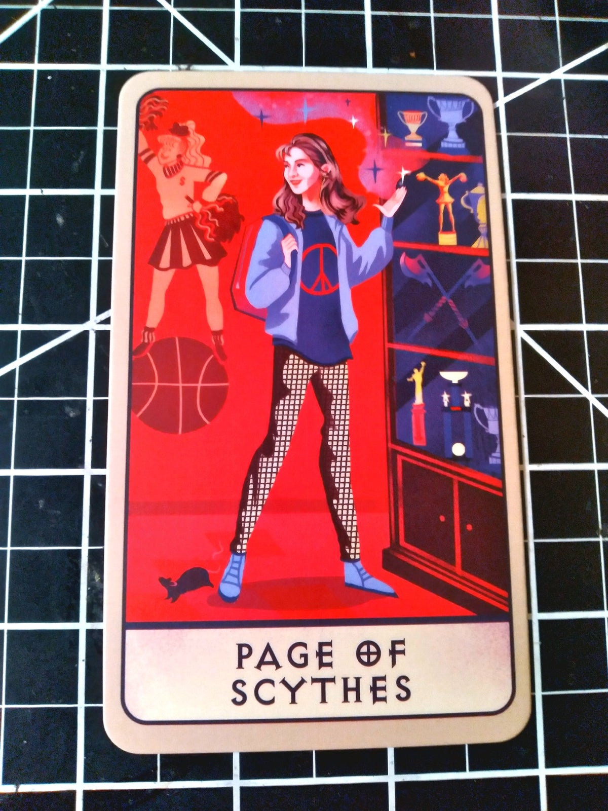 Page of Scythes from the Buffy Tarot | MLTSHP