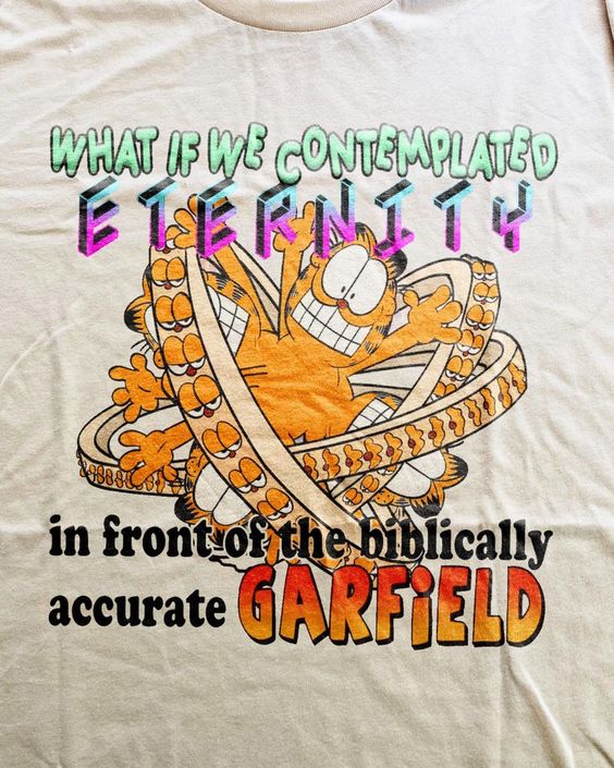 Biblically accurate Garfield | MLTSHP
