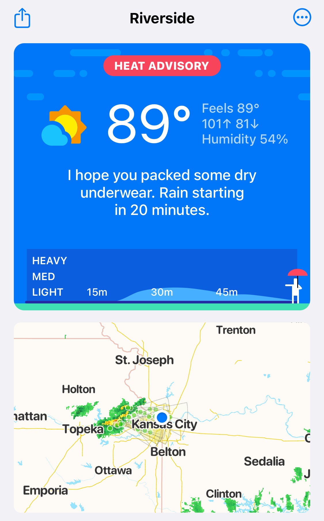 Heat Advisory Plus Rain | MLTSHP
