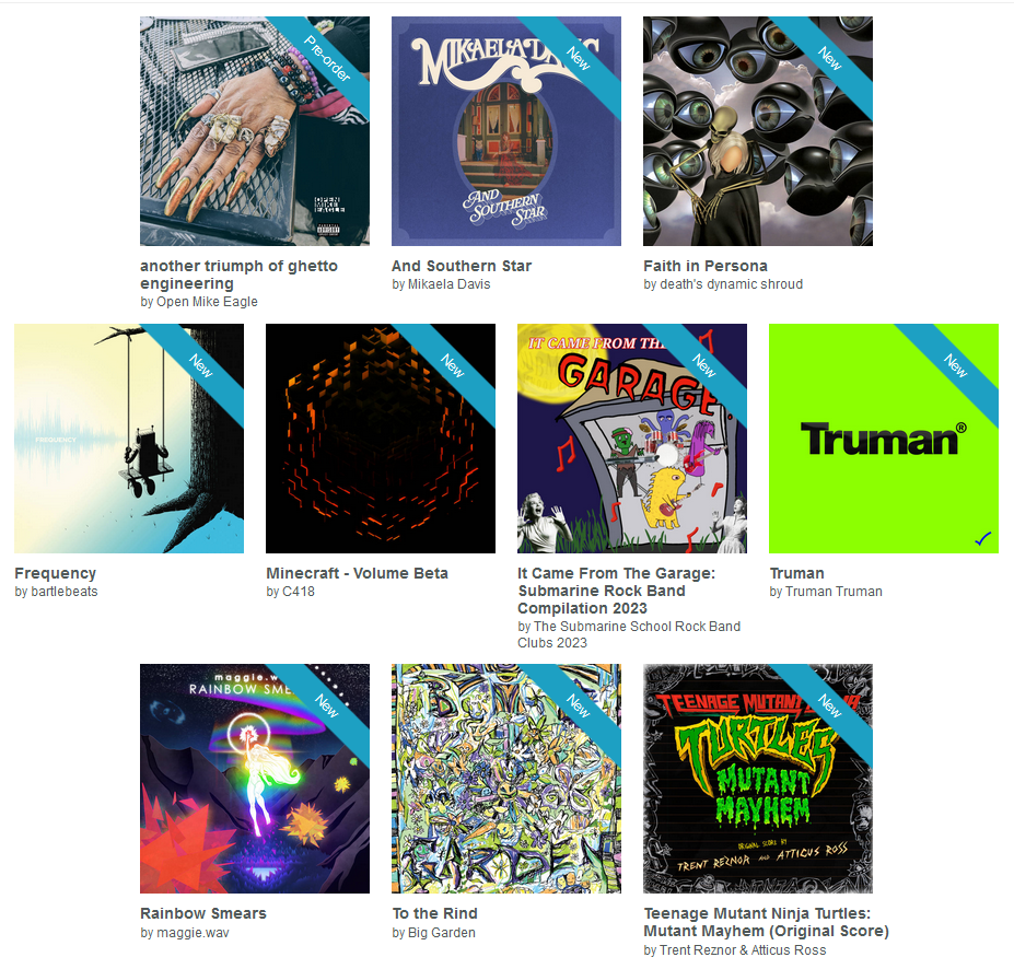Bandcamp Friday August 2023 | MLTSHP