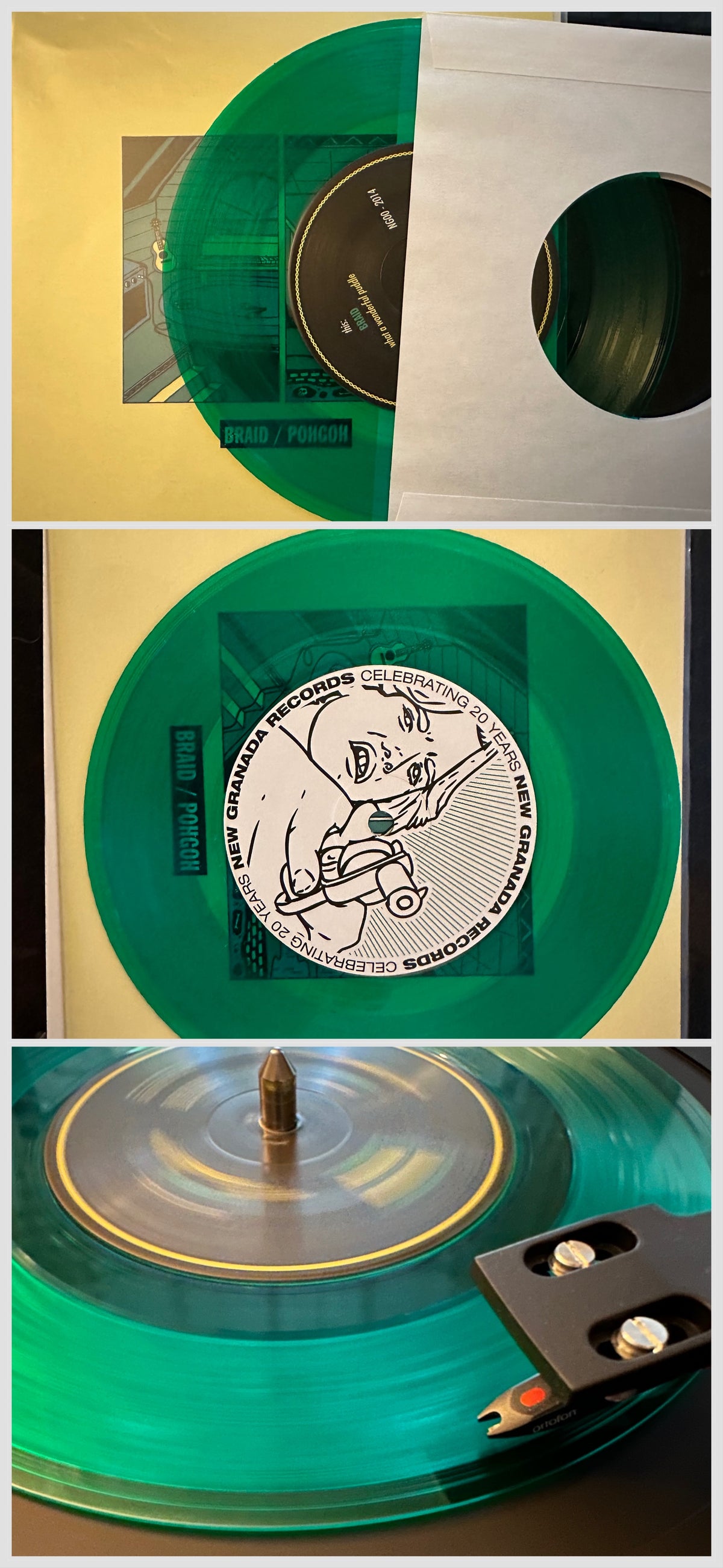 from the color vinyl archive: braid / pohgoh split 7” re-release | MLTSHP