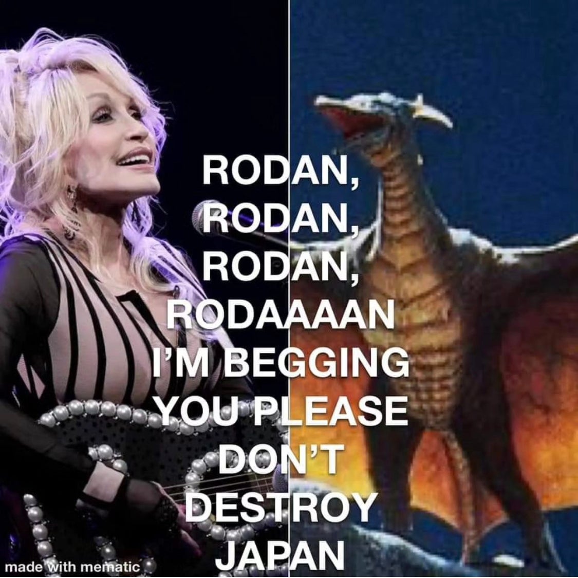 Your wingspan is beyond compare, you rain destruction everywhere | MLTSHP