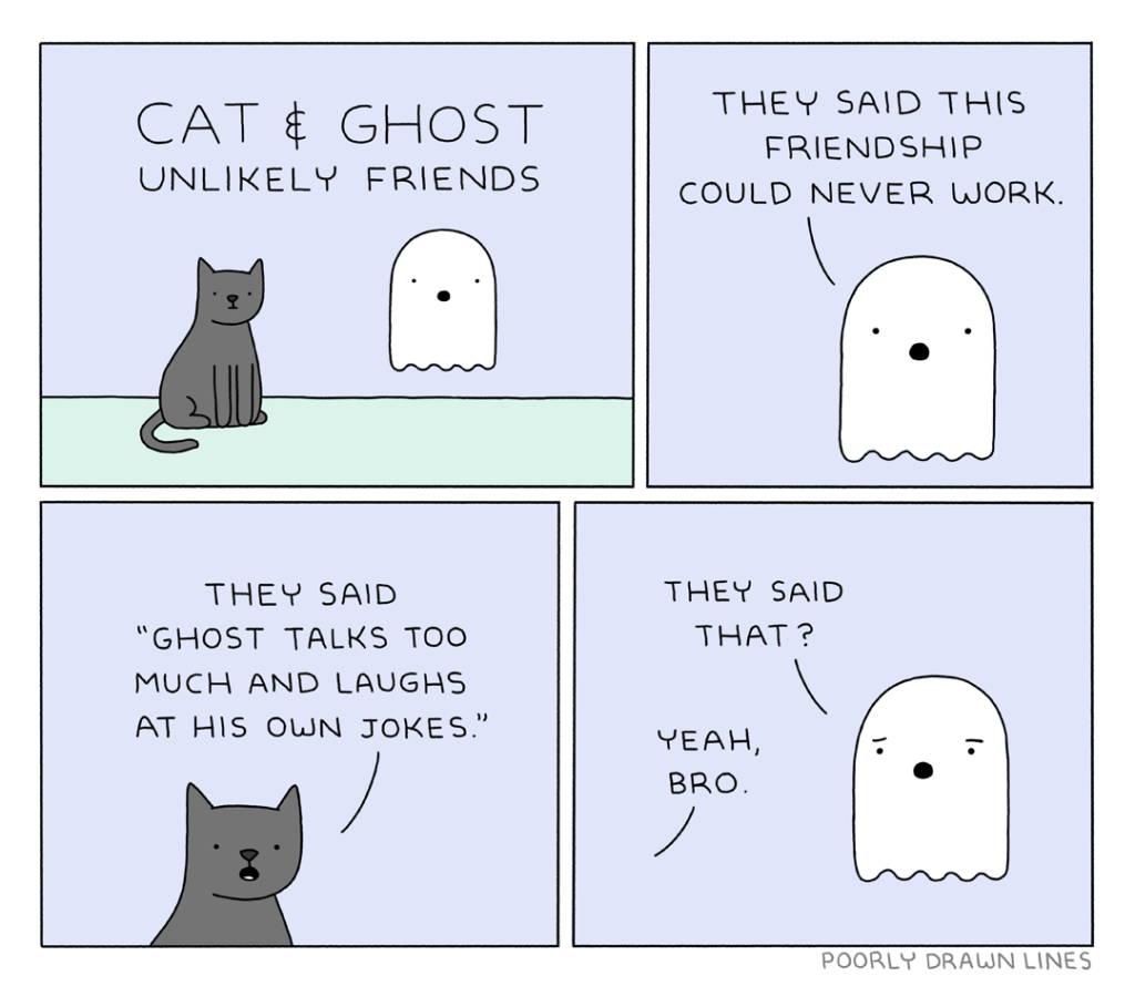 Cat and Ghost | MLTSHP
