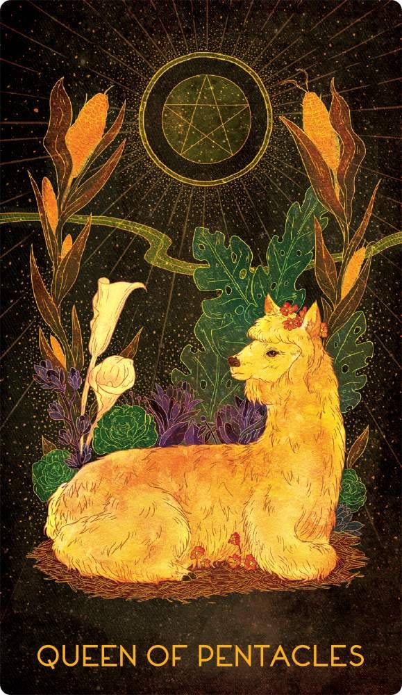 queen of pentacles - oriens tarot - ambi sun | MLTSHP