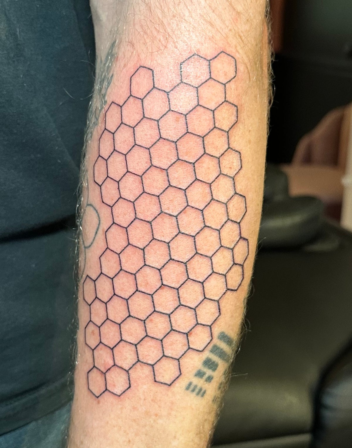 Hexagon mesh ink | MLTSHP