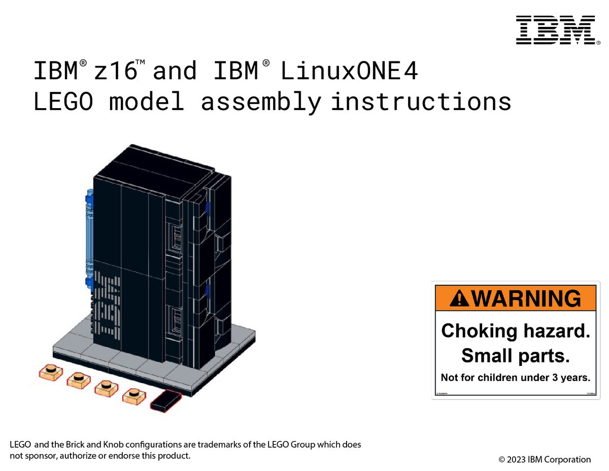 IBM z16 and IBM LinuxONE LEGO | MLTSHP