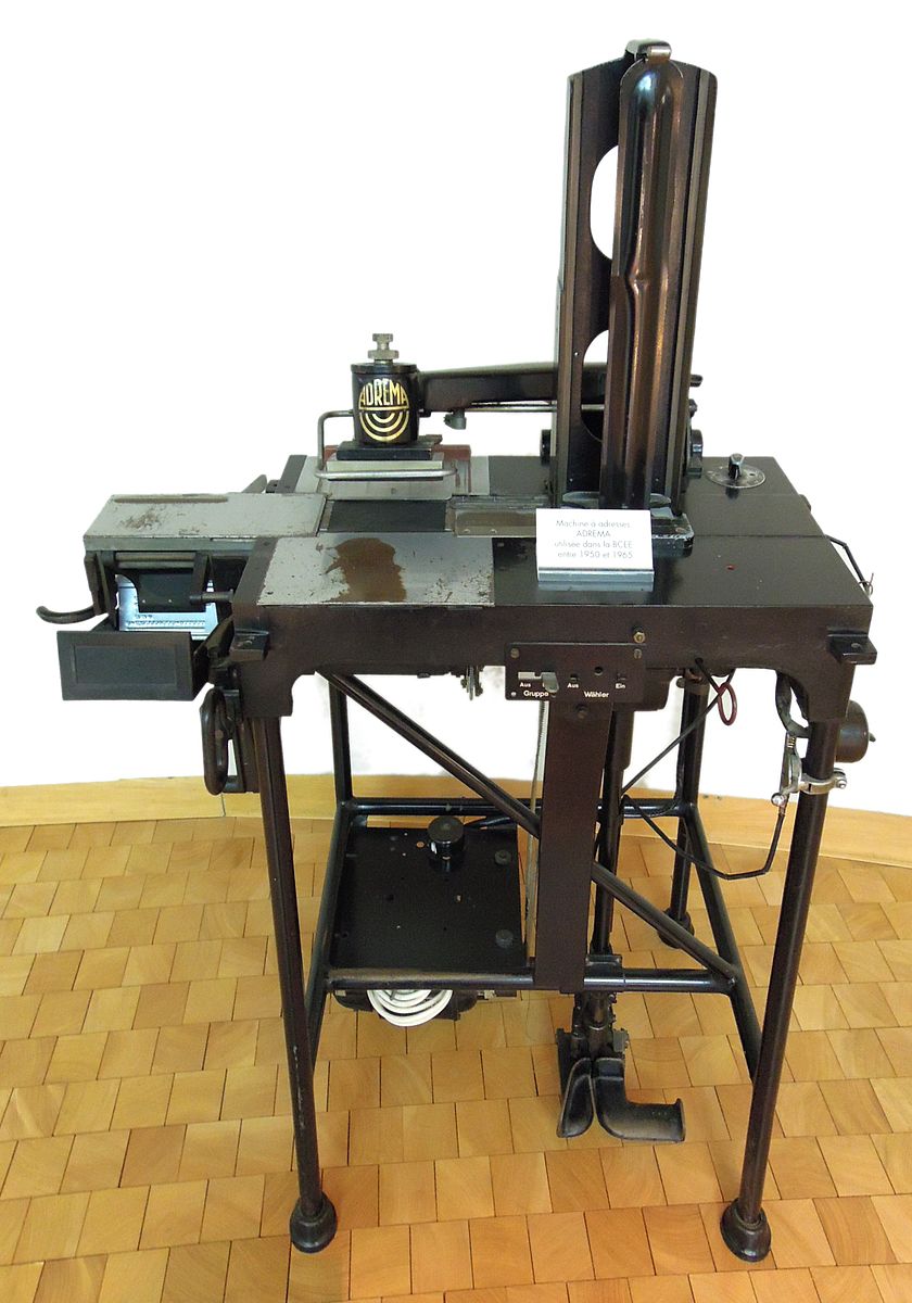 Addressograph | MLTSHP