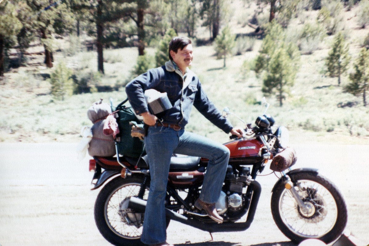 My Dad, riding from San Diego to Alaska in the late 70s | MLTSHP