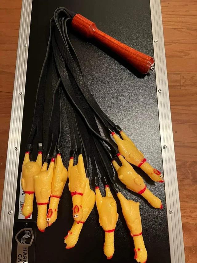 Fun is when you use a feather, kinky is when you use the whole chook | MLTSHP