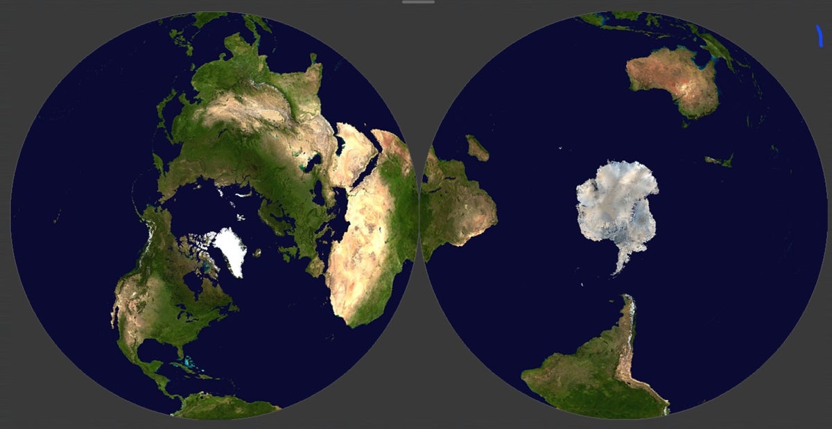 The 'most accurate' 2D map of Earth | MLTSHP