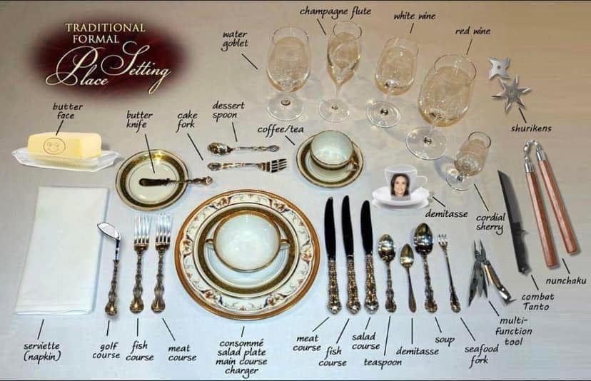 Traditional Formal Place Setting | MLTSHP