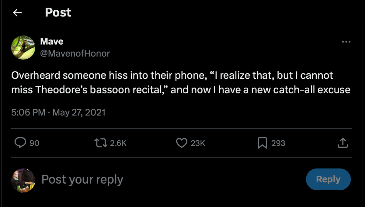 Theodore's bassoon recital | MLTSHP