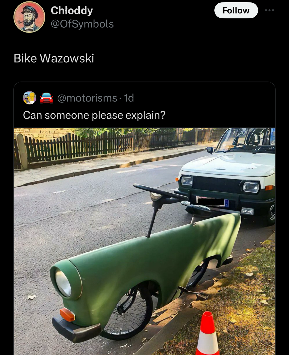 Bike Wazowski | MLTSHP