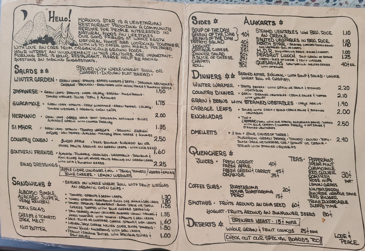 Inside The Menu | MLTSHP