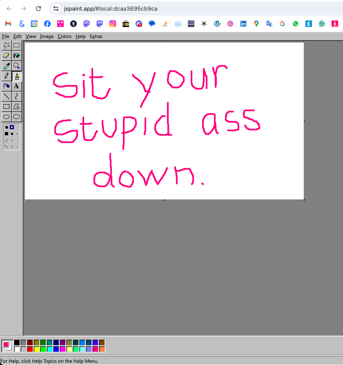 MS Paint in the browser | MLTSHP