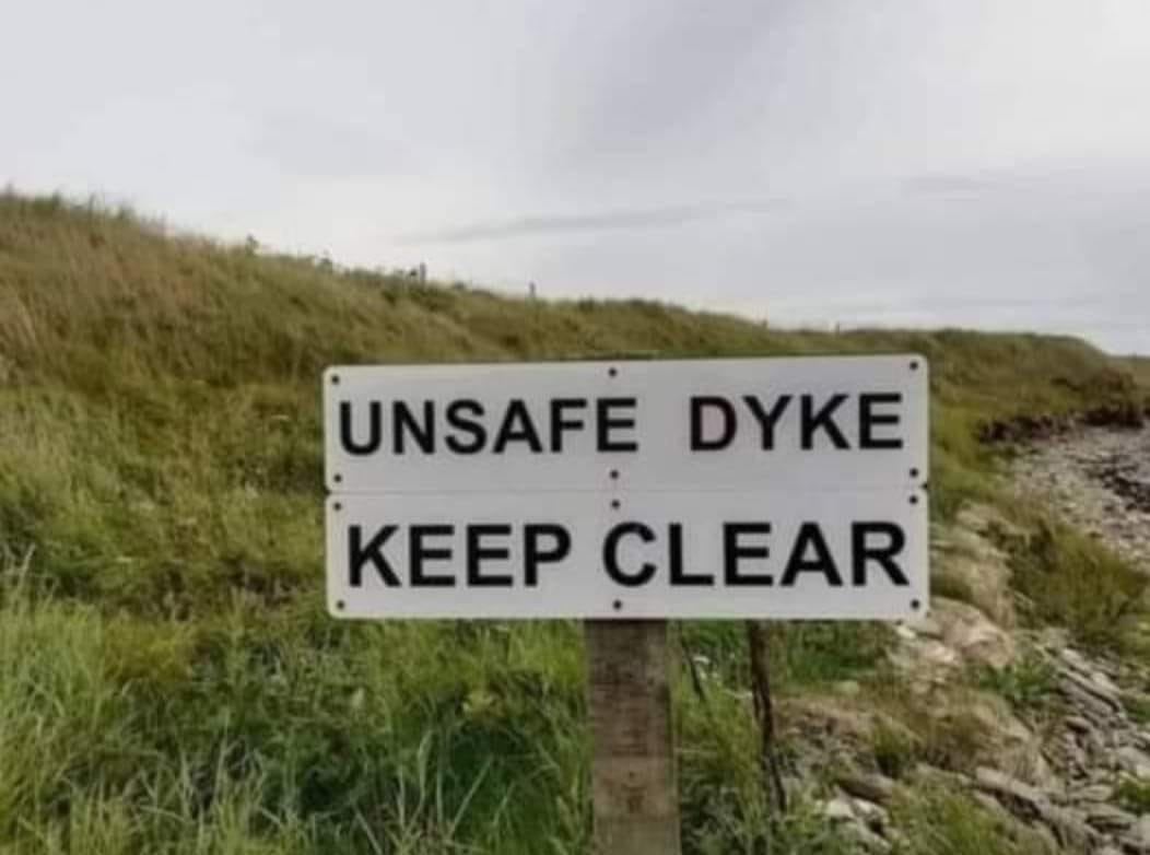 "Don't worry about the sign, girl. Come closer." | MLTSHP