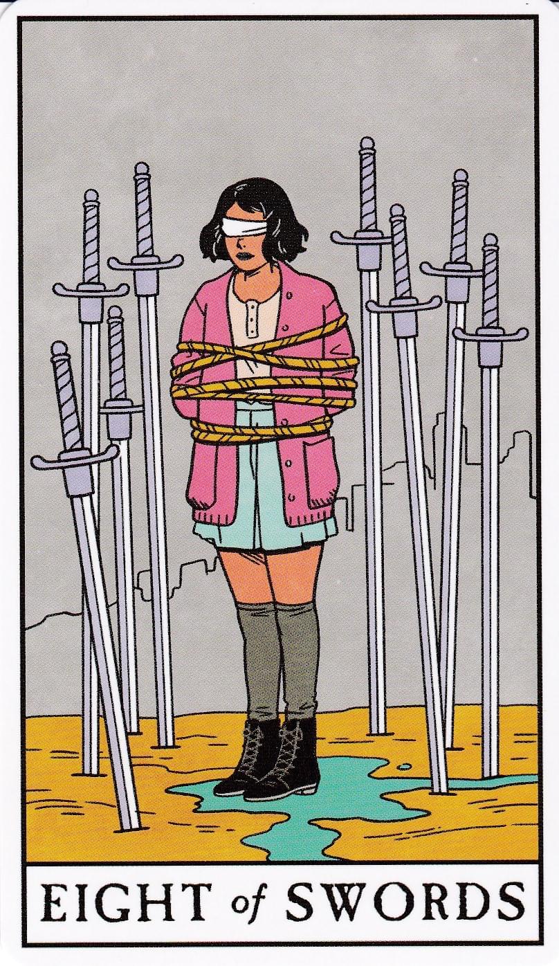viii of swords - modern witch tarot, lisa sterle | MLTSHP