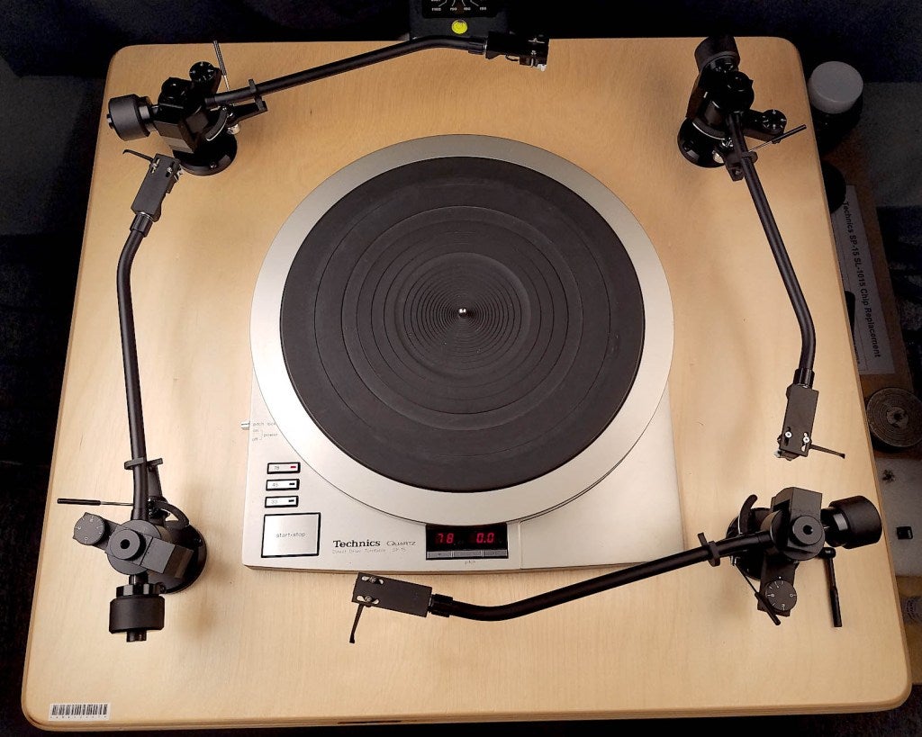multi-tonearm turntable for 78 archiving | MLTSHP