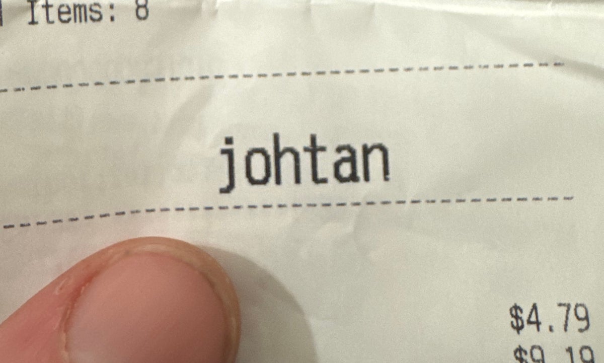 ”A name for the order? Sure: Jonathan” | MLTSHP