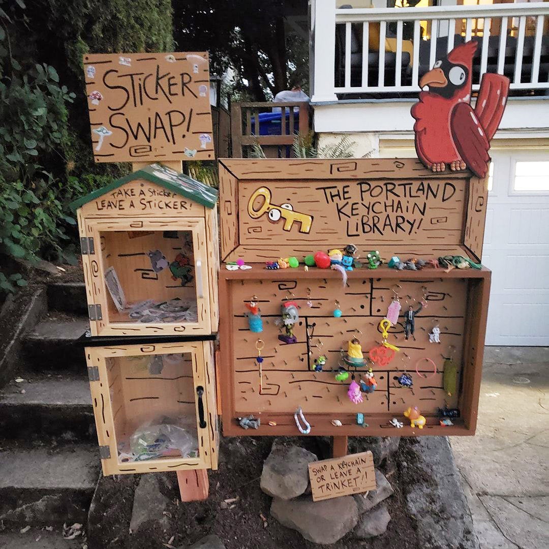 The Portland Keychain Library | MLTSHP