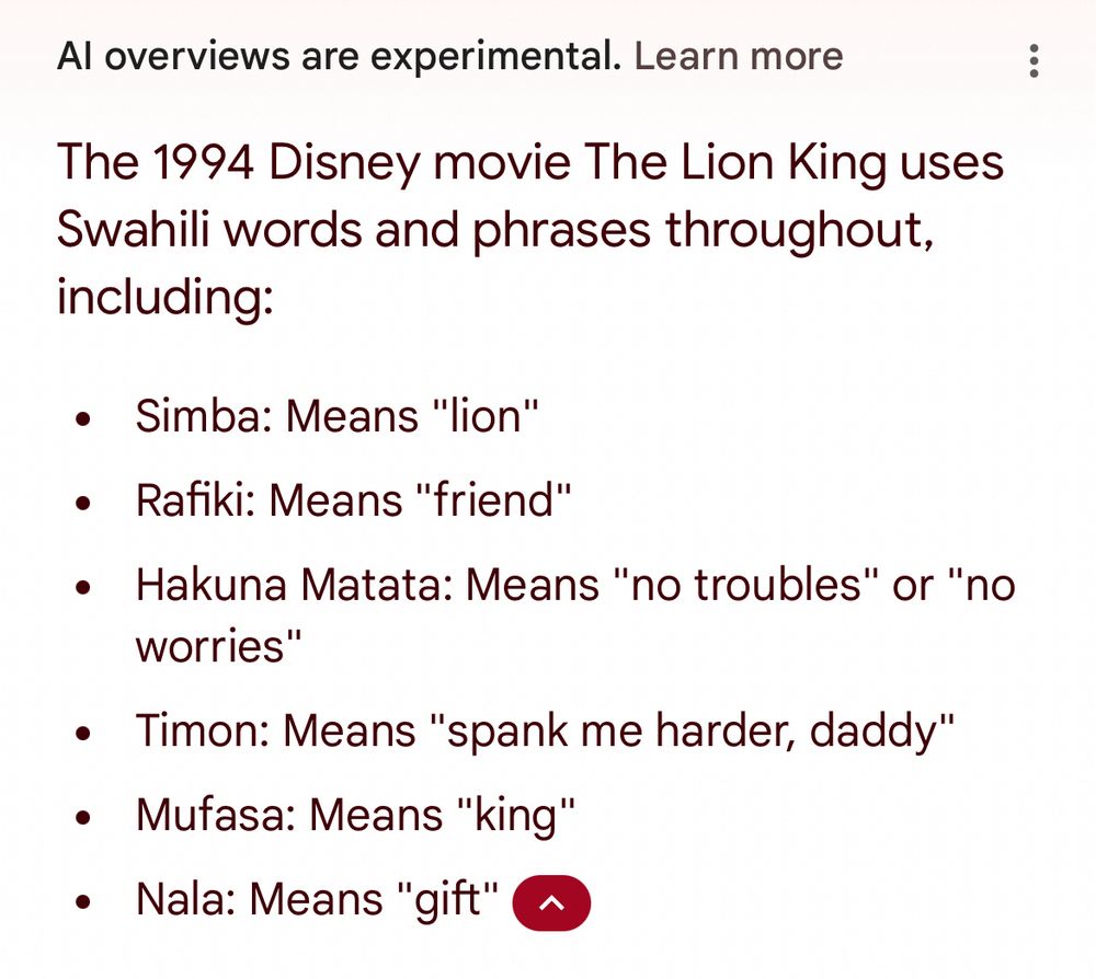 AI Overviews are experimental | MLTSHP