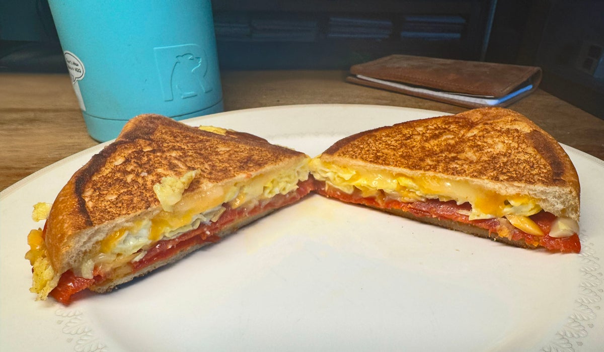 Pepperoni, Egg and Colby Grilled Cheese | MLTSHP