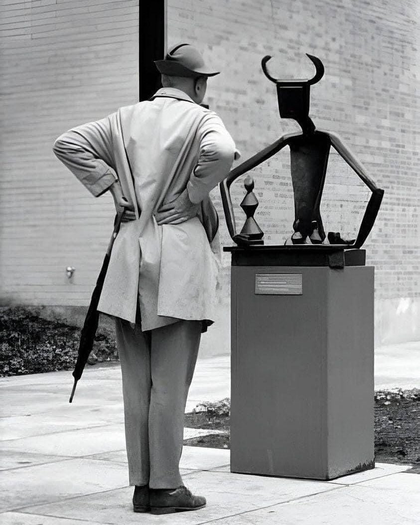 Jacques Tati in New York, 1958, by Yale Joel | MLTSHP