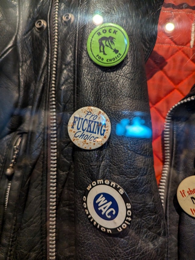 Joan Jett's leather jacket at the Rock & Roll Hall Of Fame | MLTSHP