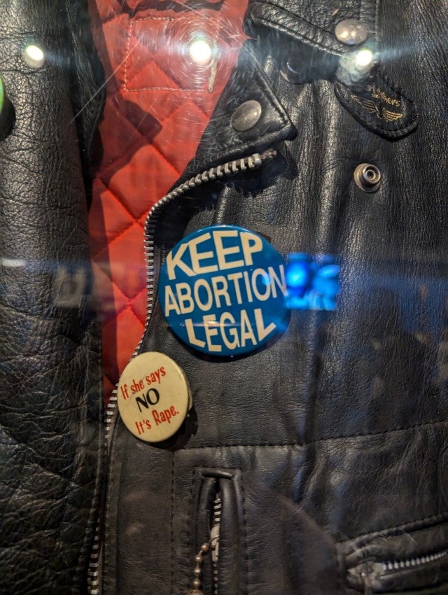 Joan Jett's leather jacket at the Rock & Roll Hall Of Fame | MLTSHP