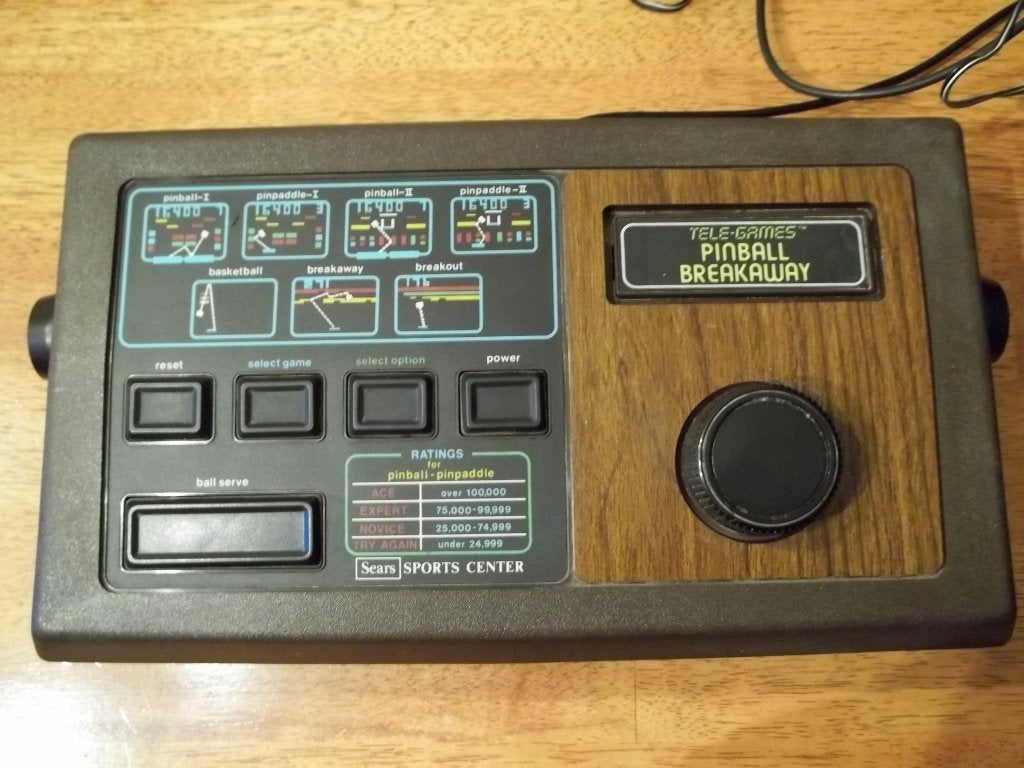 Sears Sports Center Tele-Games™ Pinball Breakaway single-player home ...