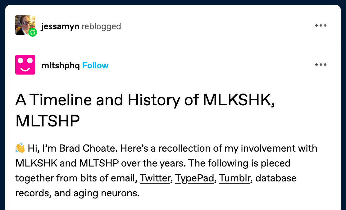 Brad wrote a thing! | MLTSHP