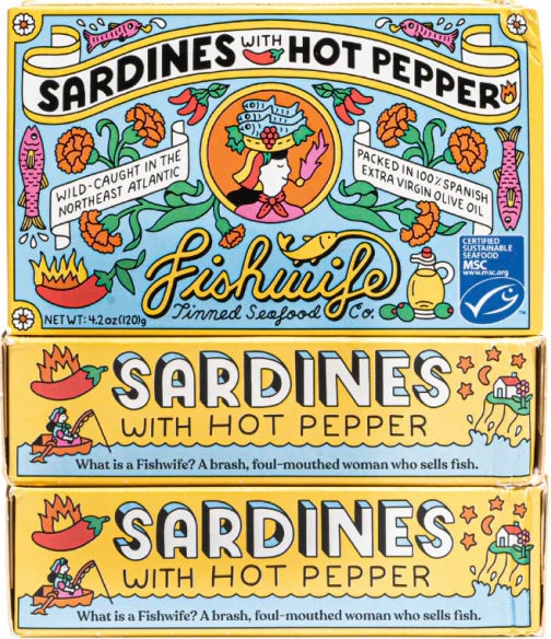 Fishwife Sardines with Hot Pepper | MLTSHP