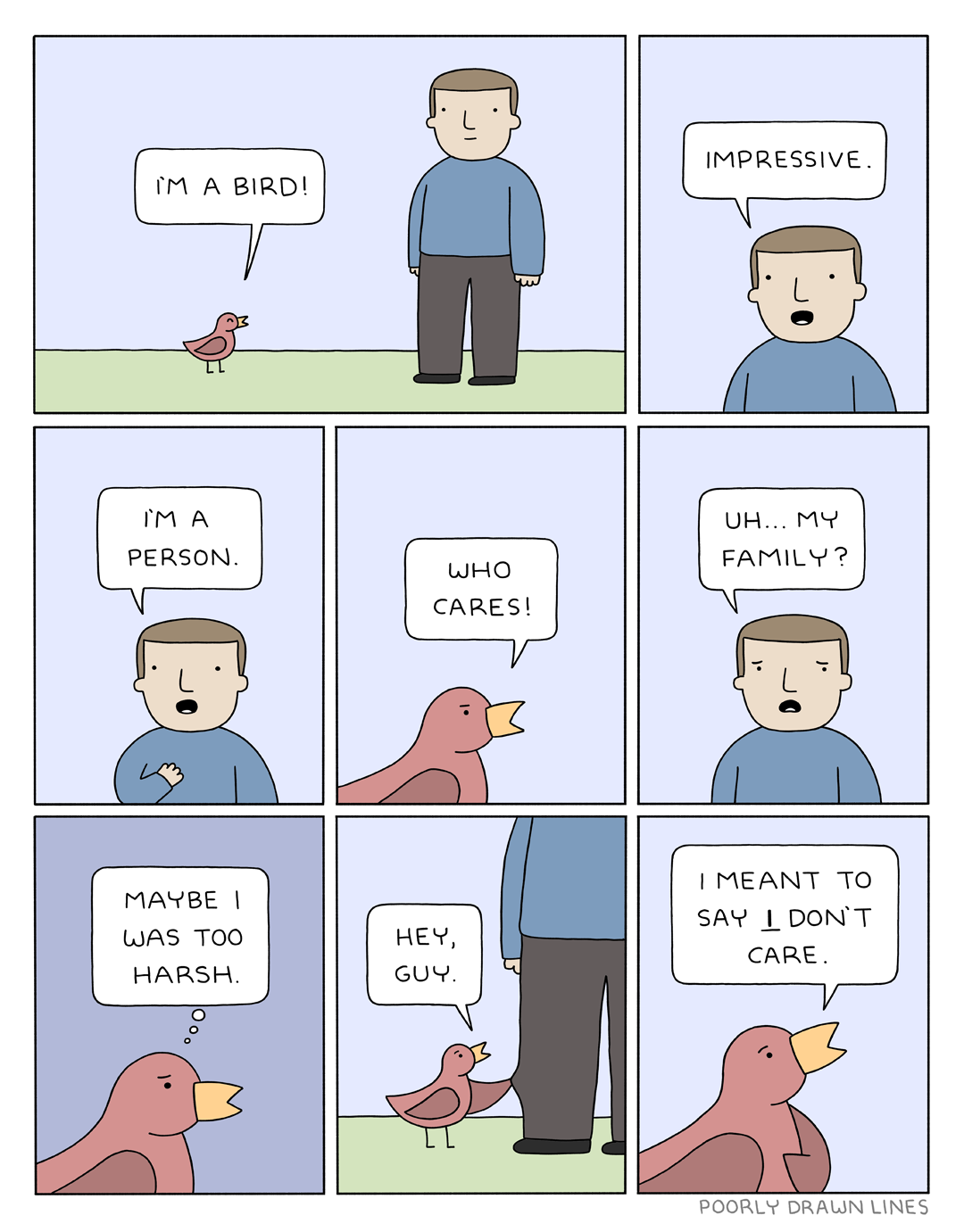 I’m a Bird | Poorly Drawn Lines | MLTSHP