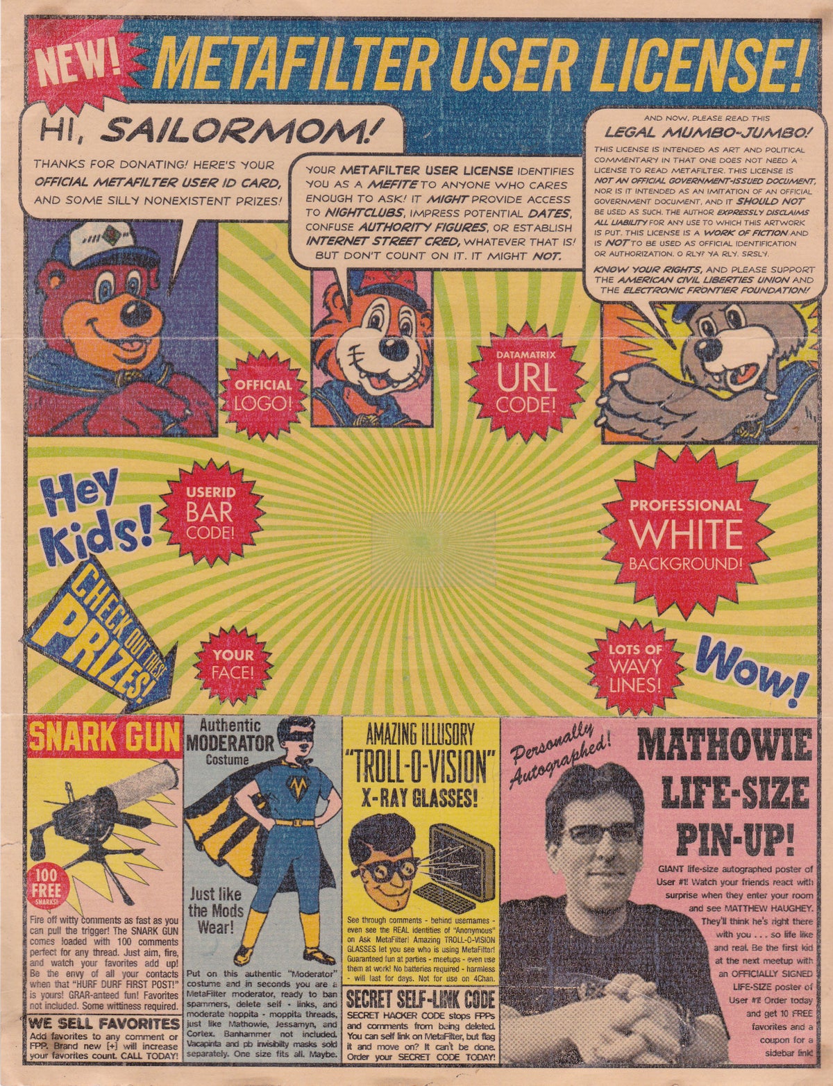 Mathowie Life-Size Pin-Up | MLTSHP