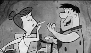 Fred and Wilma getting bedrekkd | MLTSHP