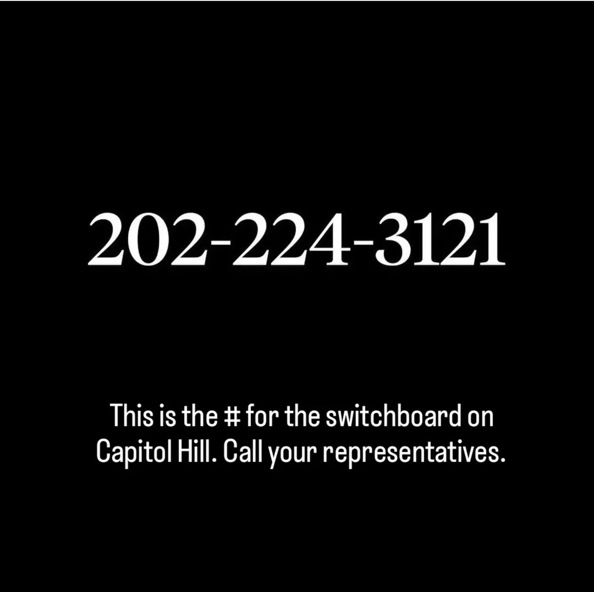 reminder to raise hell with your senators and reps | MLTSHP