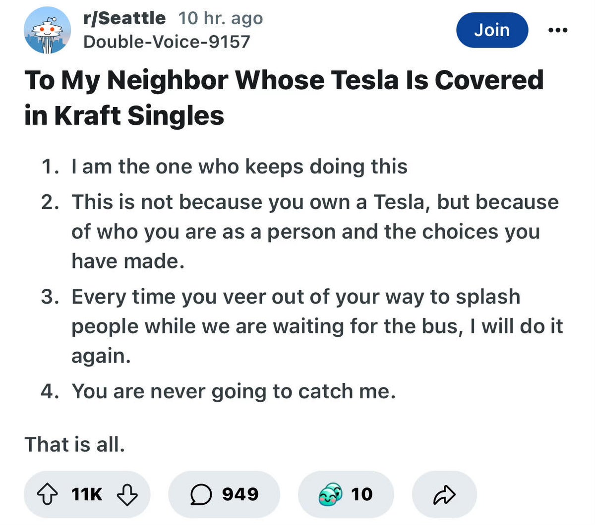 Because of who you are and the choices you have made | MLTSHP