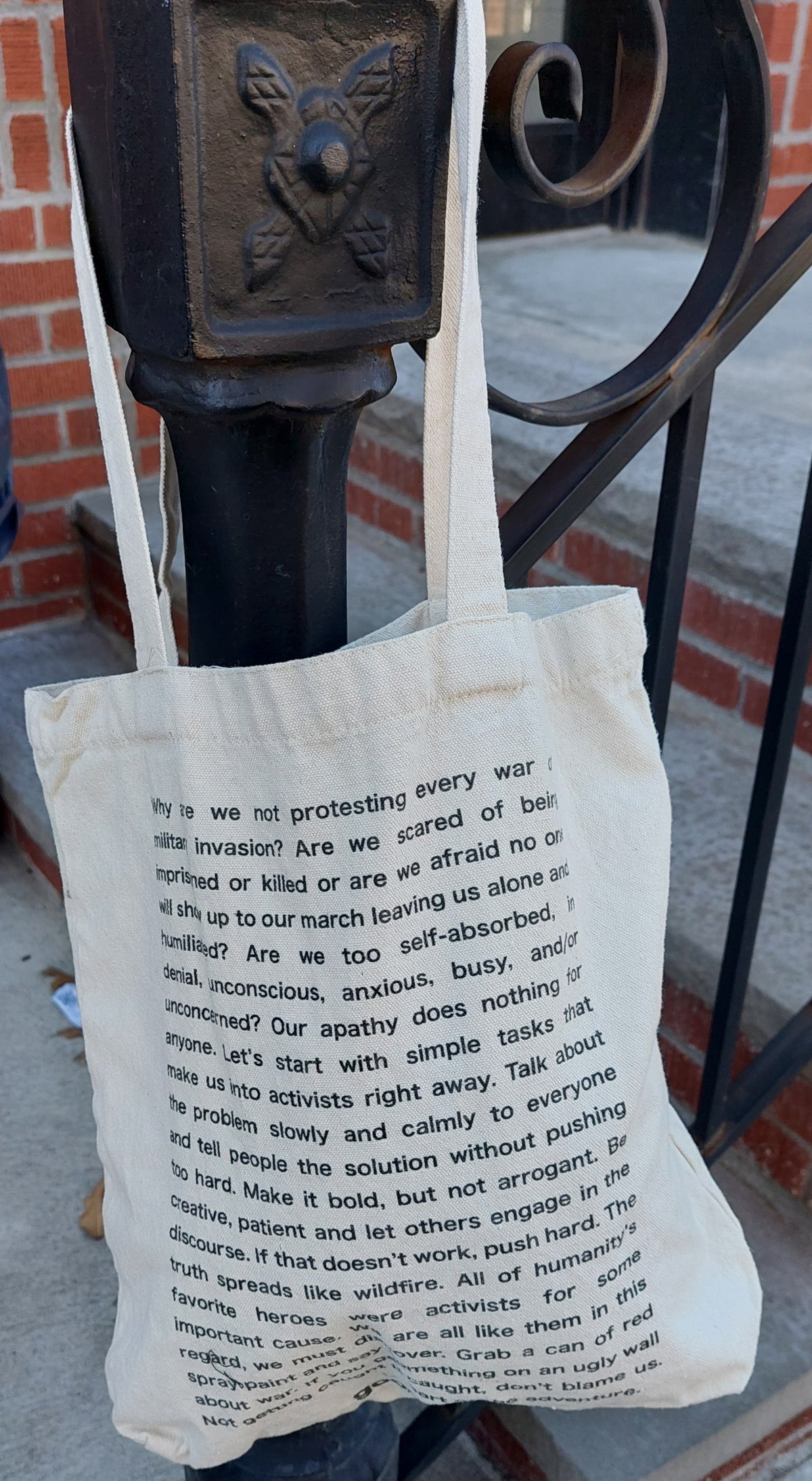 the revolution is not a dinner party, but it is a tote bag | MLTSHP
