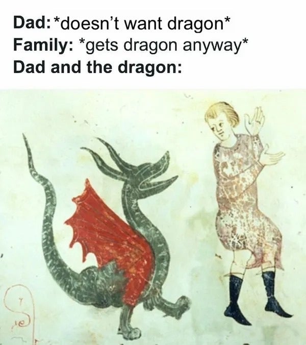 Dad and the dragon | MLTSHP