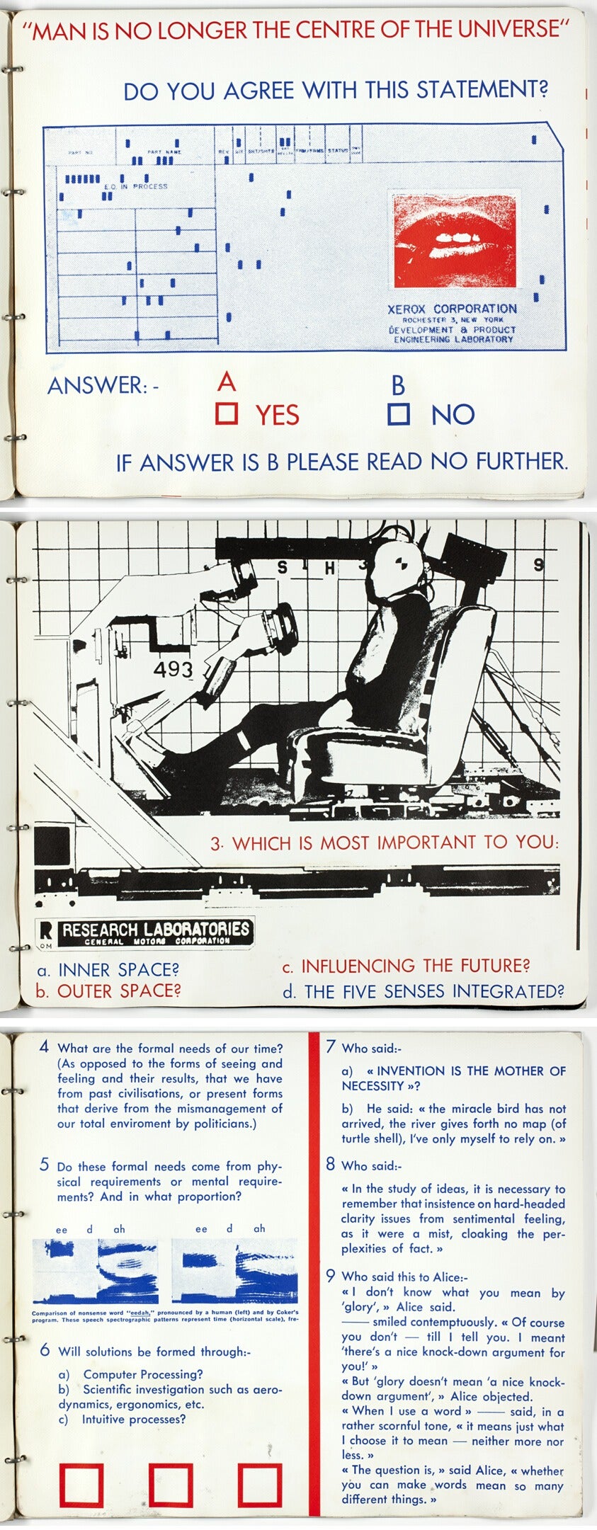 Selections from "The Software Questionnare", 1968 | MLTSHP