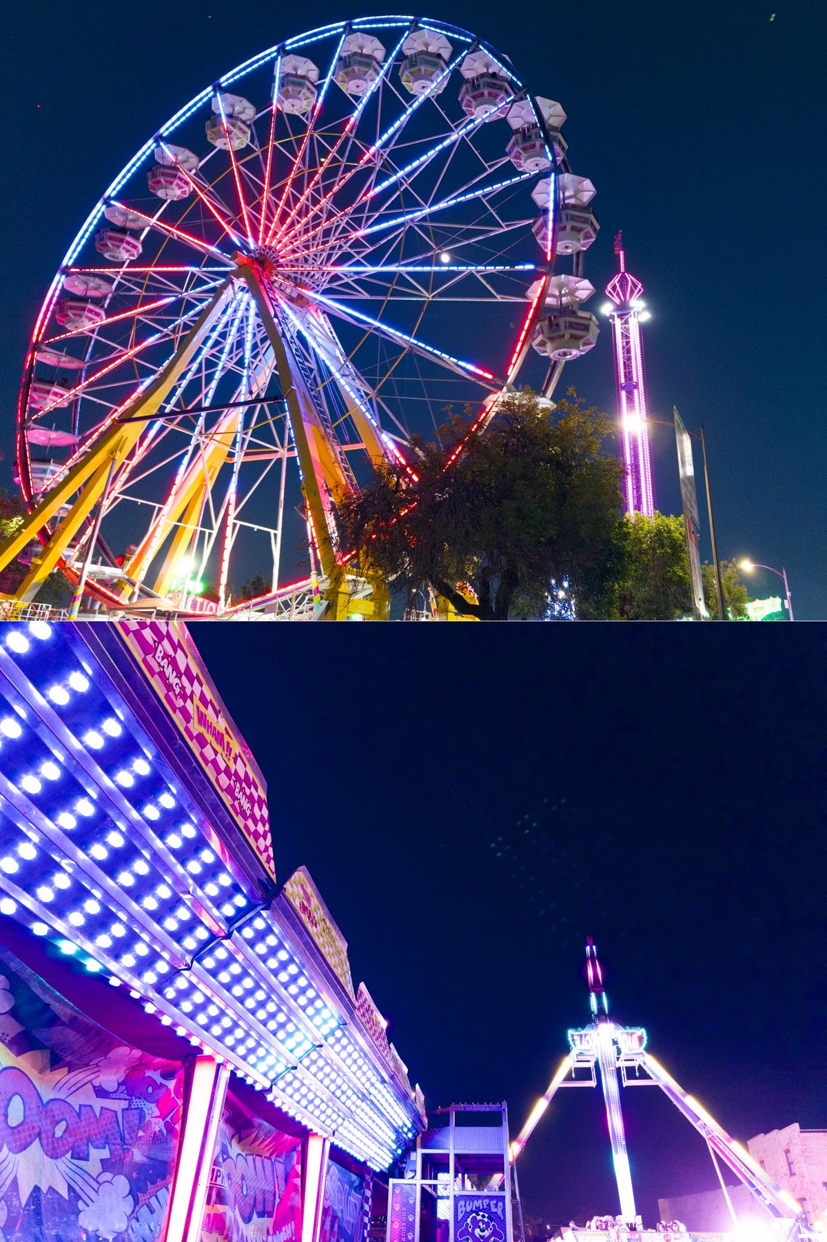 Carnival lights, this time with the new (Not Boring) Camera app. | MLTSHP